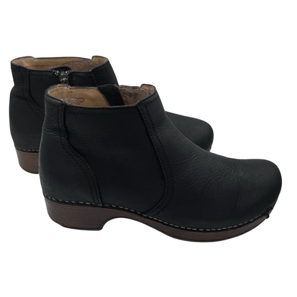 Dansko | Shoes | Dansko Becka Black Leather Ankle Booties | Poshmark